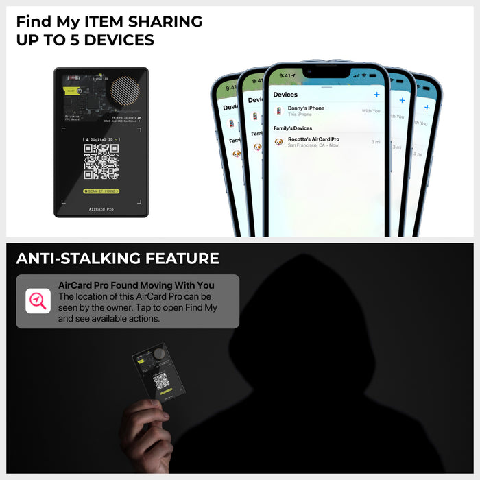 Rolling Square AirCard™ Pro | Card-sized Bluetooth tracker | Android ...