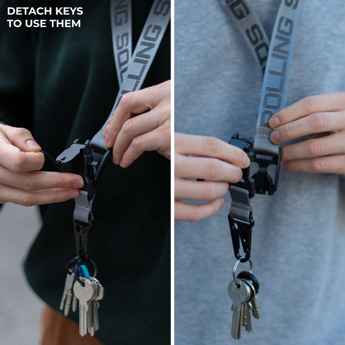 Rolling Square Lanyard | Modular lanyard | QR Code Digital ID | QR Code ...