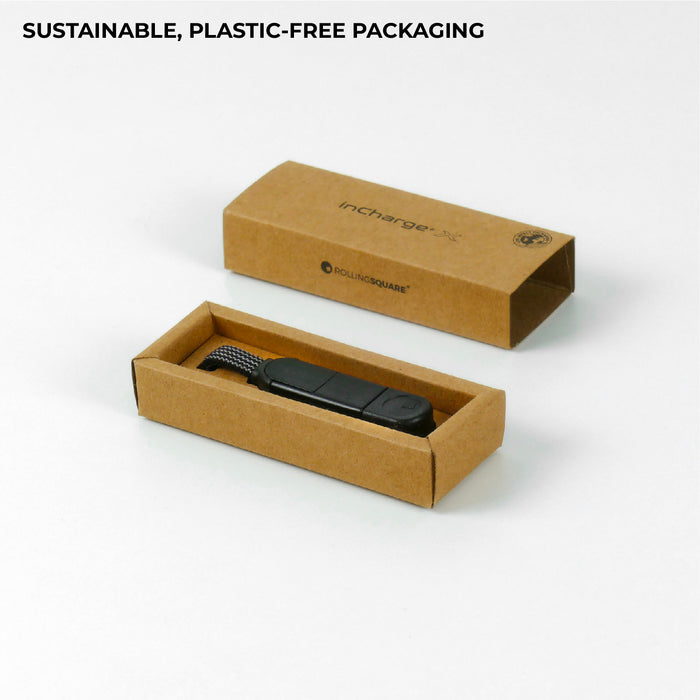 Rolling Square inCharge® X | Keyring multi charging cable | 6 different ...