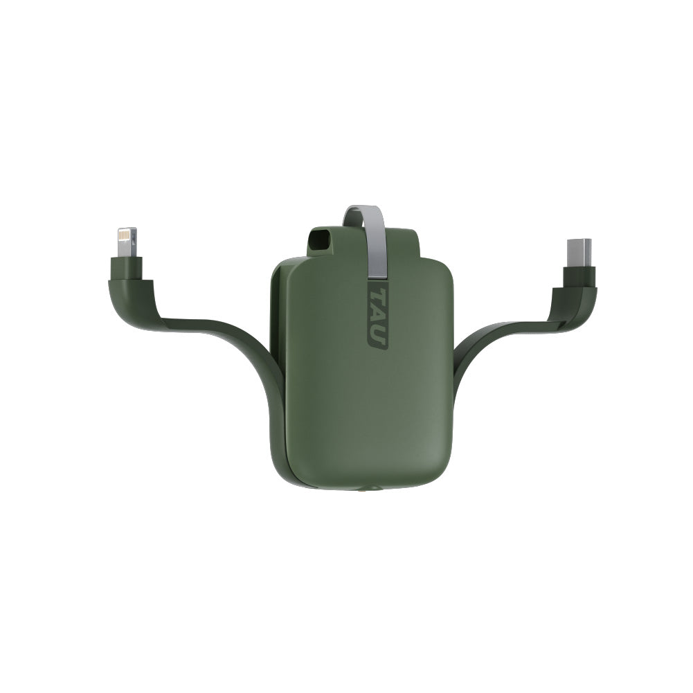 Rolling Square TAU® | Keyring emergency power bank | Integrated cables ...